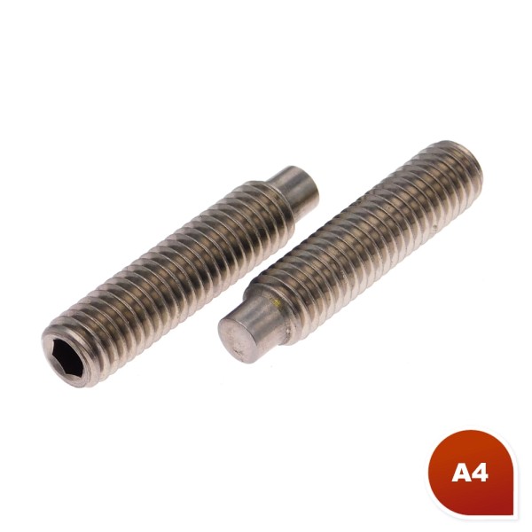Madenschrauben • DIN 915 • Gewindestifte • Edelstahl A4