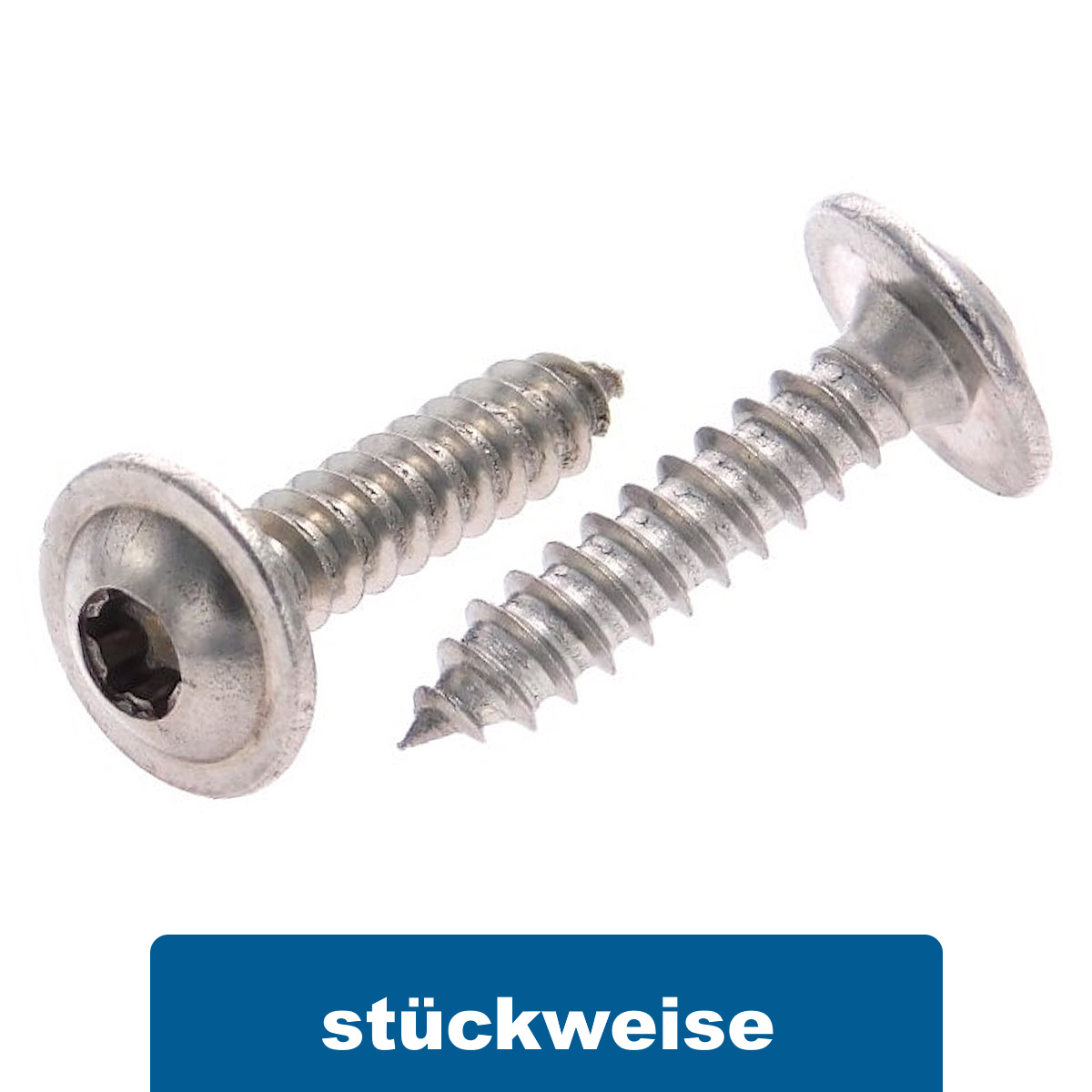 Blechschrauben mit Bund / Scheibe A2