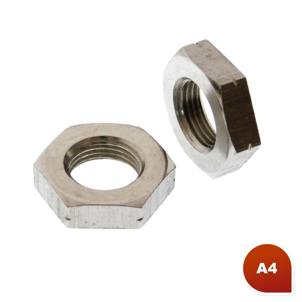 DIN 431 | Rohrmutter Edelstahl A4 Zollgewinde