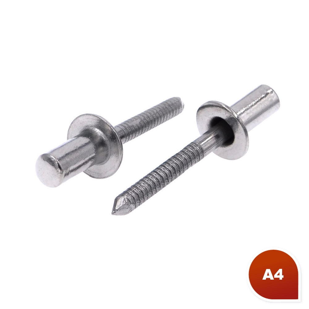 Dichtblindnieten Edelstahl A4 ISO 16585