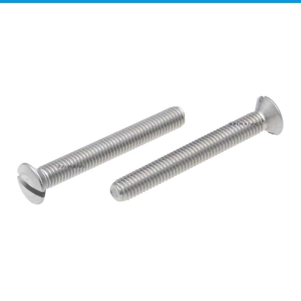 Linsensenkkopfschrauben mit Schlitz • Edelstahl A2 • DIN 964