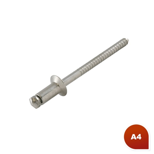 Blindniet Senkkopf A4 ISO 15984