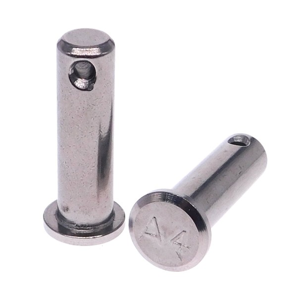 Splintbolzen Steckbolzen aus Edelstahl 1.4401 metallisch matt