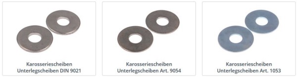 Alles über Beilagscheiben & Unterlegscheiben | seimatec