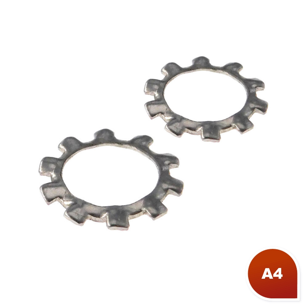 Zahnscheiben Form A Edelstahl A4 DIN 6797 | Zahnscheiben | Scheiben ...