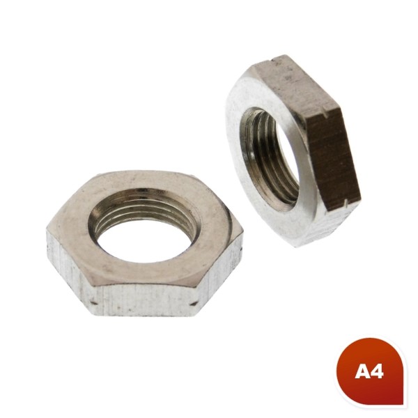 DIN 431 | Rohrmutter Edelstahl A4 Zollgewinde