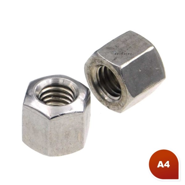 Hülsenmutter Sechskant | Edelstahl A4 | Form B | DIN 6330