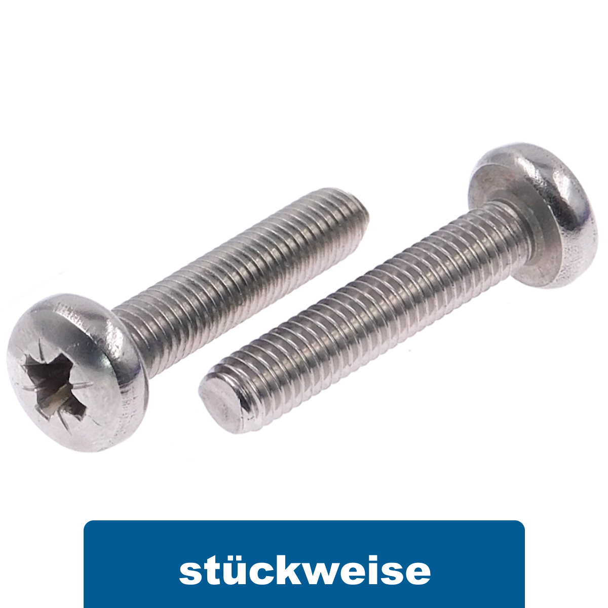 Linsenkopfschrauben | Kreuzschlitz (PZ) | DIN 7985 | A4