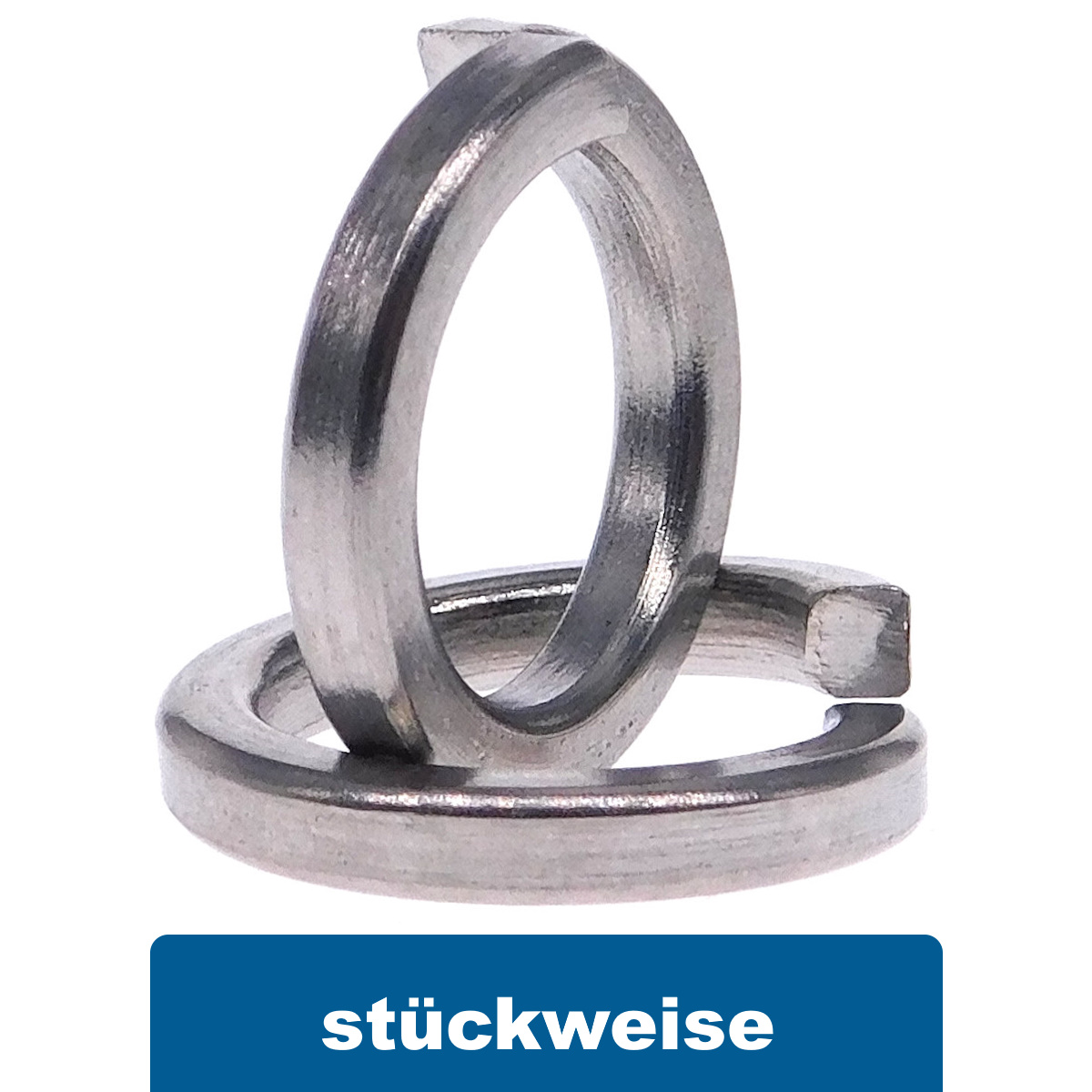 Federringe für Inbusschrauben - DIN 7980 Edelstahl