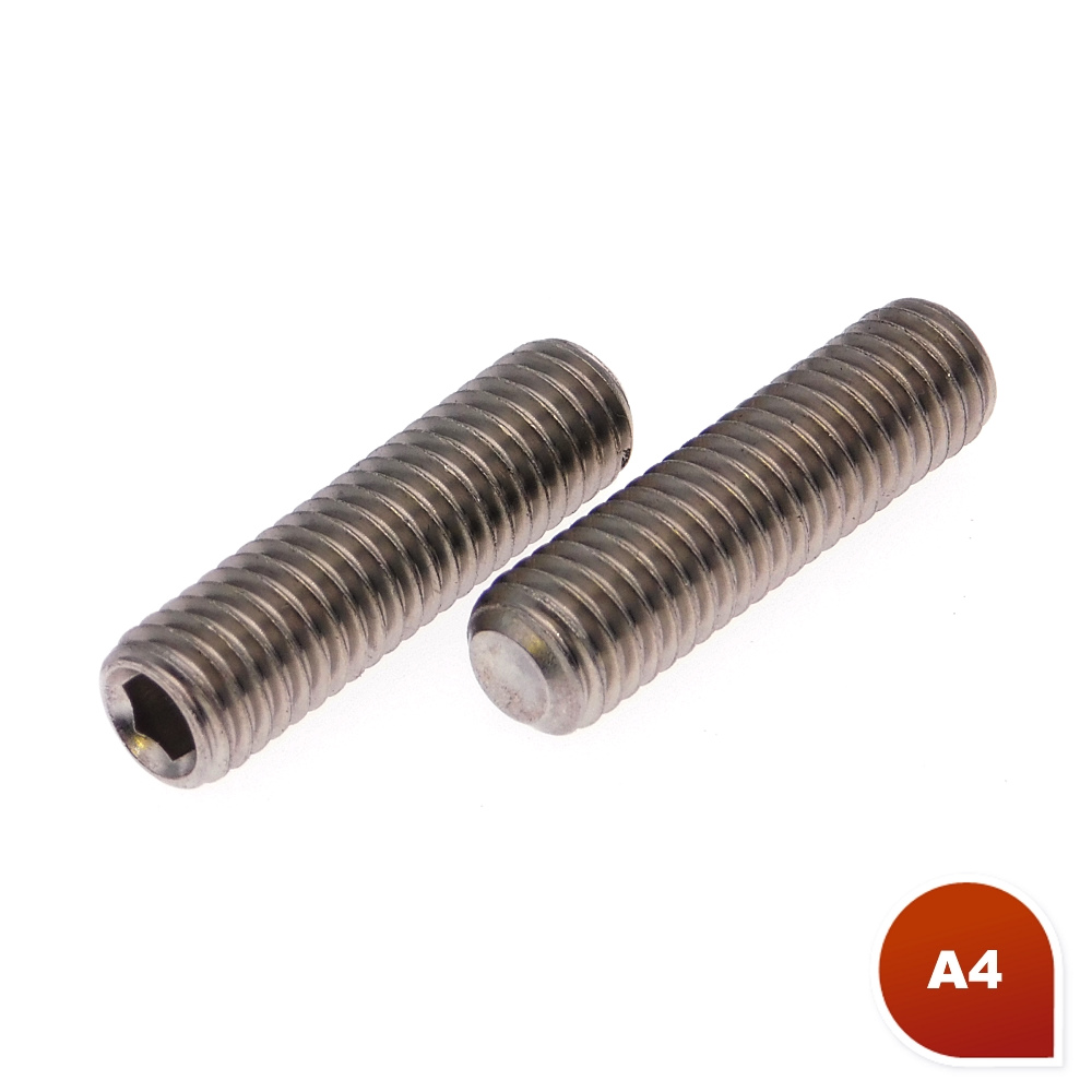 Gewindestift mit Ringschneide • Edelstahl A4 • DIN 916