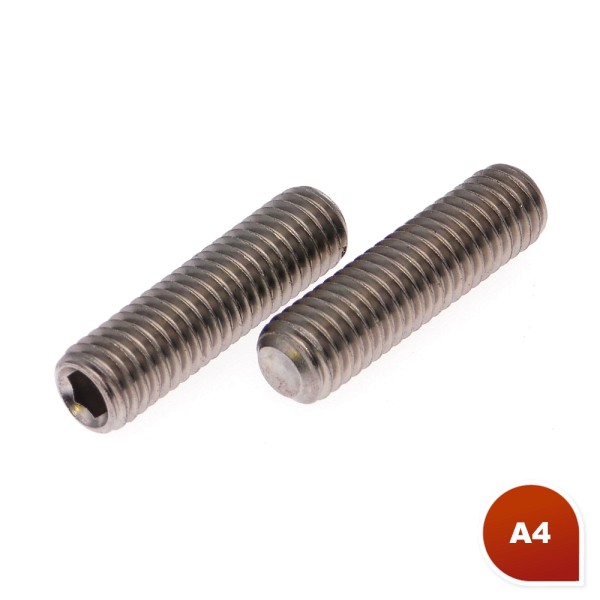 Gewindestift mit Ringschneide • Edelstahl A4 • DIN 916