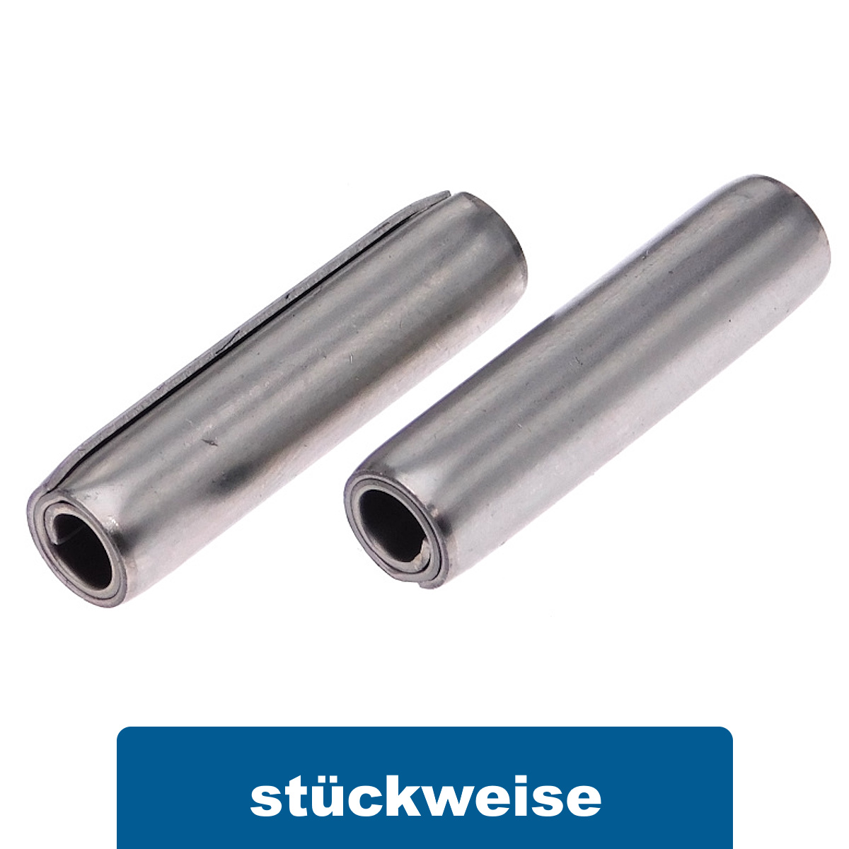 Spiralspannstifte ISO 8750 Edelstahl