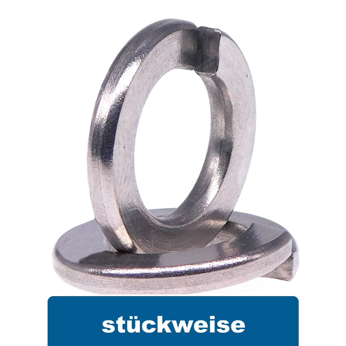 Federringe Sprengringe A4 Form B DIN 127
