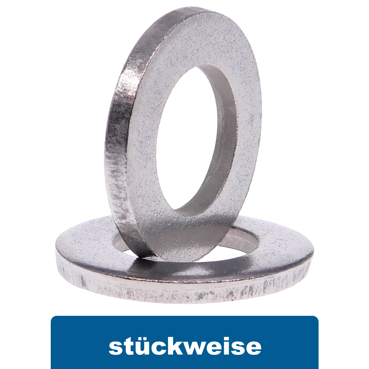 Flache Beilagscheiben | ISO 7089 | 200 HV | Edelstahl A2